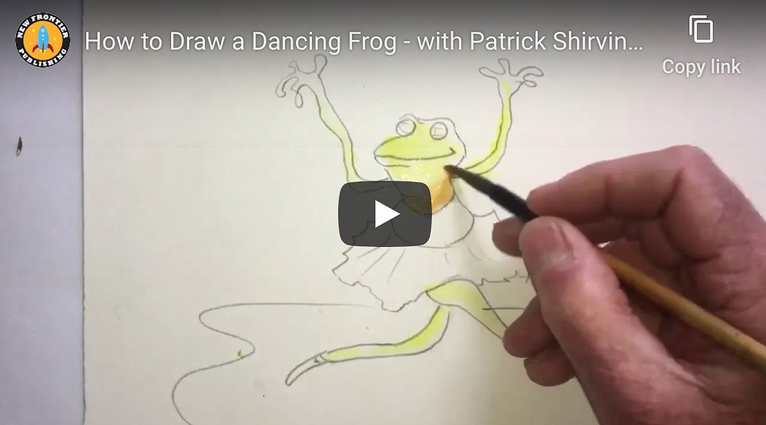 How to Draw a Dancing Frog with Patrick Shirvington
