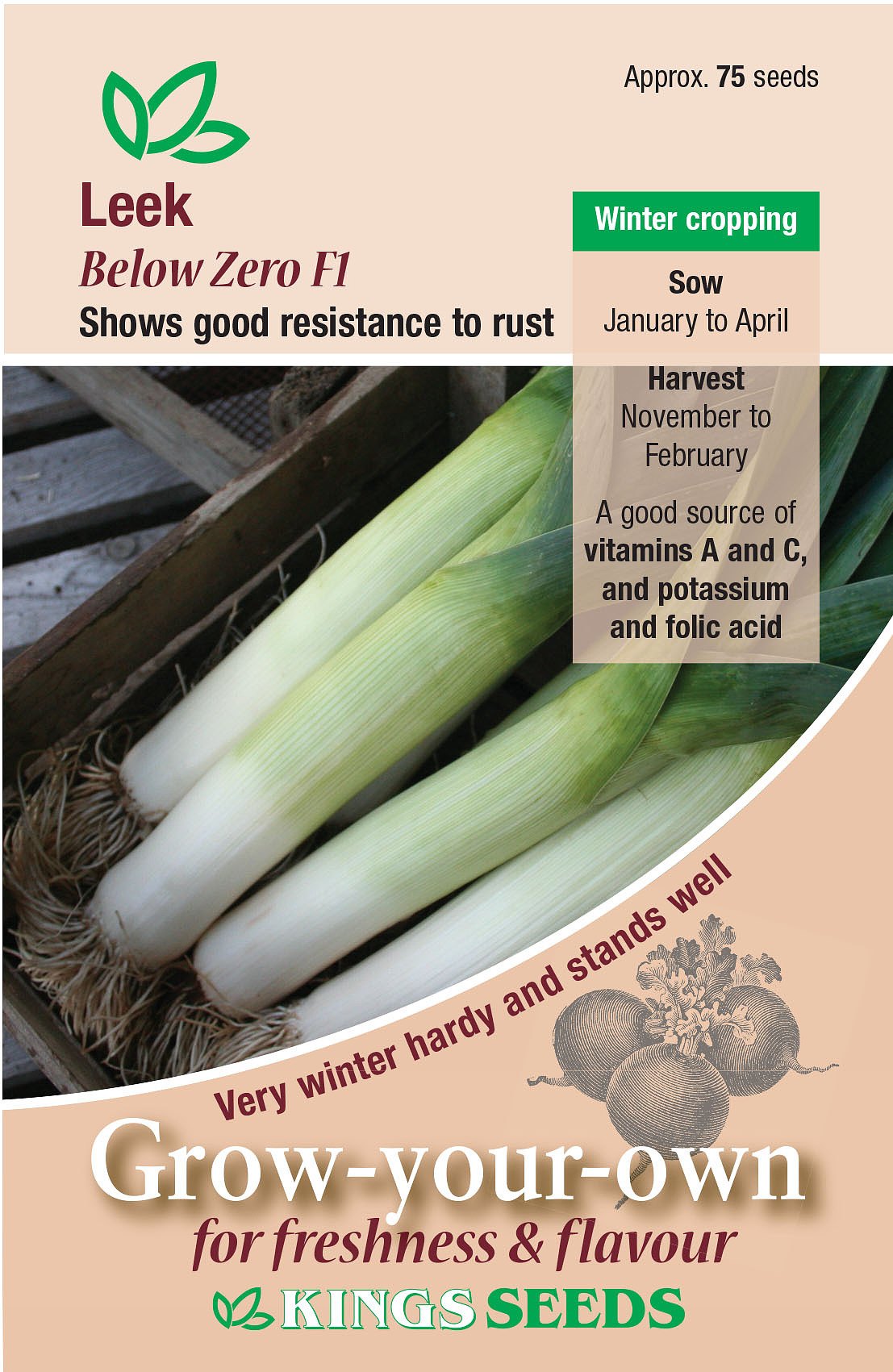Leek Below Zero F1 Seeds