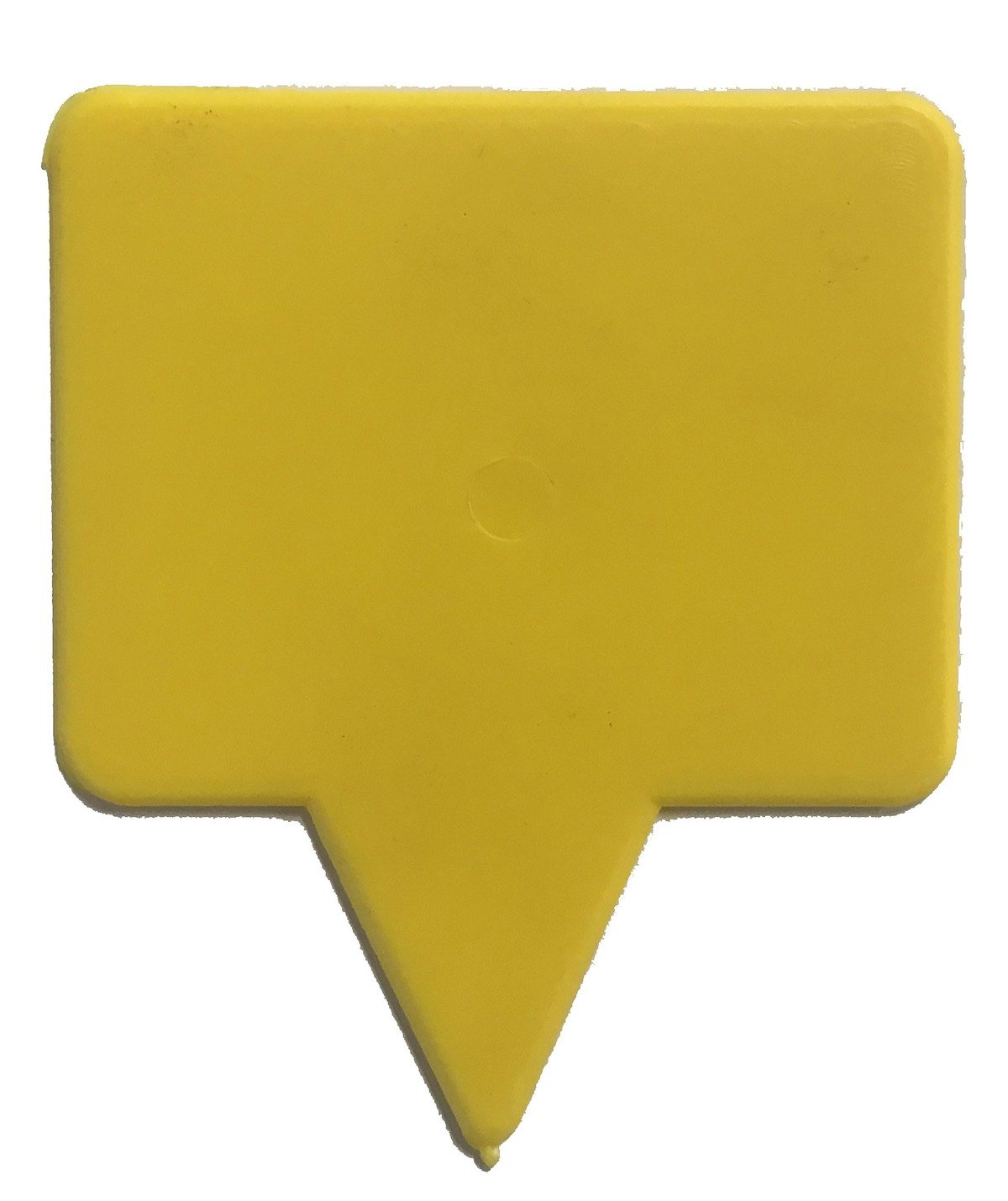 Yellow Seed Tray Plastic Plant Labels x 10