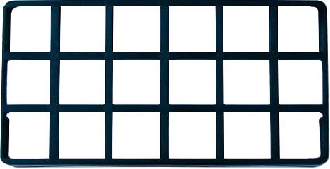 18 Hole x 9cm Square Tray