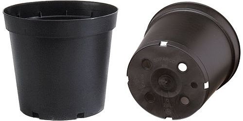 3lt Container Nursery Heavyweight Plastic Pots x 10