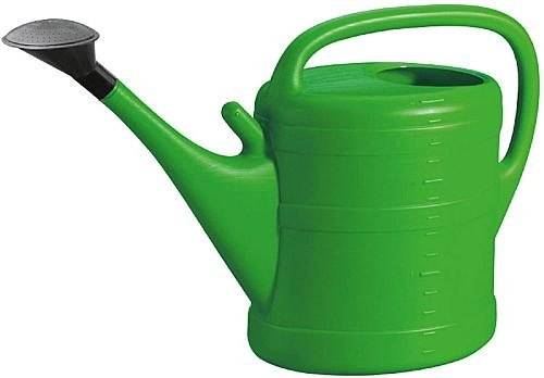 Green Wash Plastic Watering Can 10lt - Green