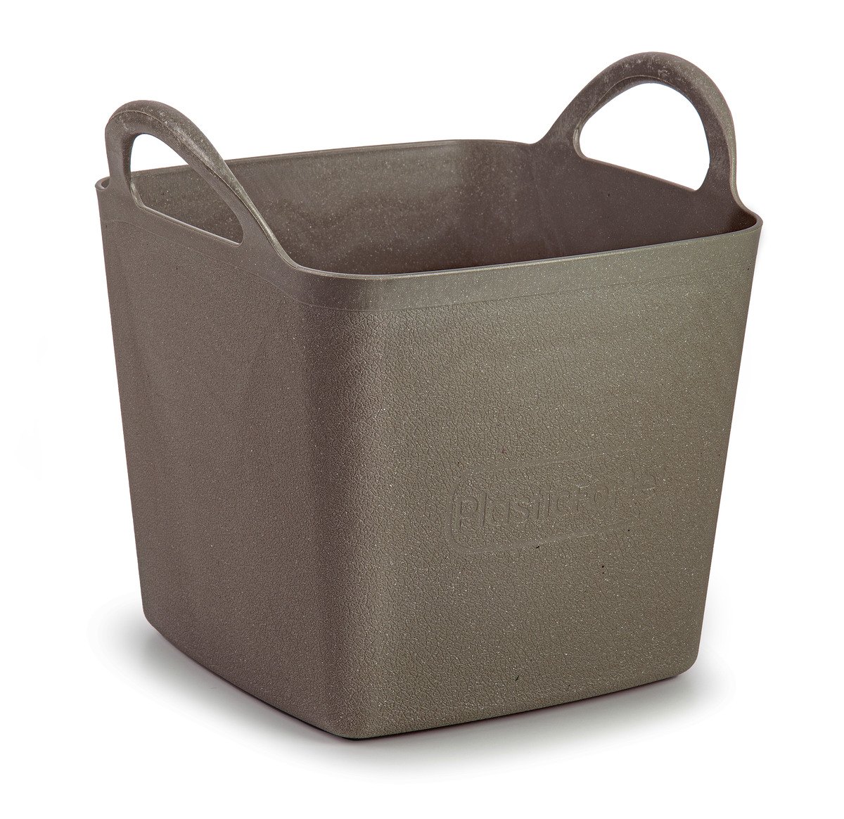 Dark Grey Flexitub Eco Square Recycled Flexible Buckets for Gardens