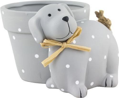 Ceramic Dog Planter