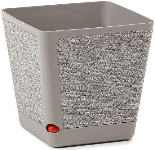 Kora Planter Square Textile with Water Indicator 30cm - Taupe
