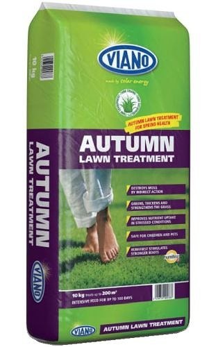 Viano Organic Autumn Lawn Fertiliser Treatment, Mo Bacter, Covers 200m² ...